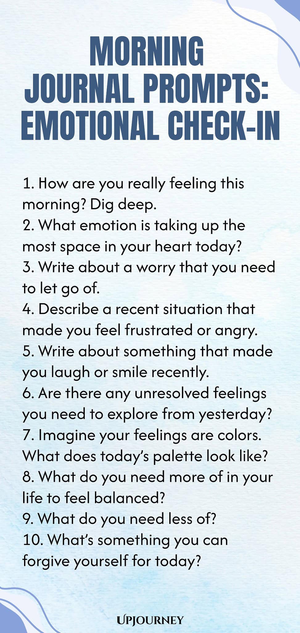 60 Morning Journal Prompts