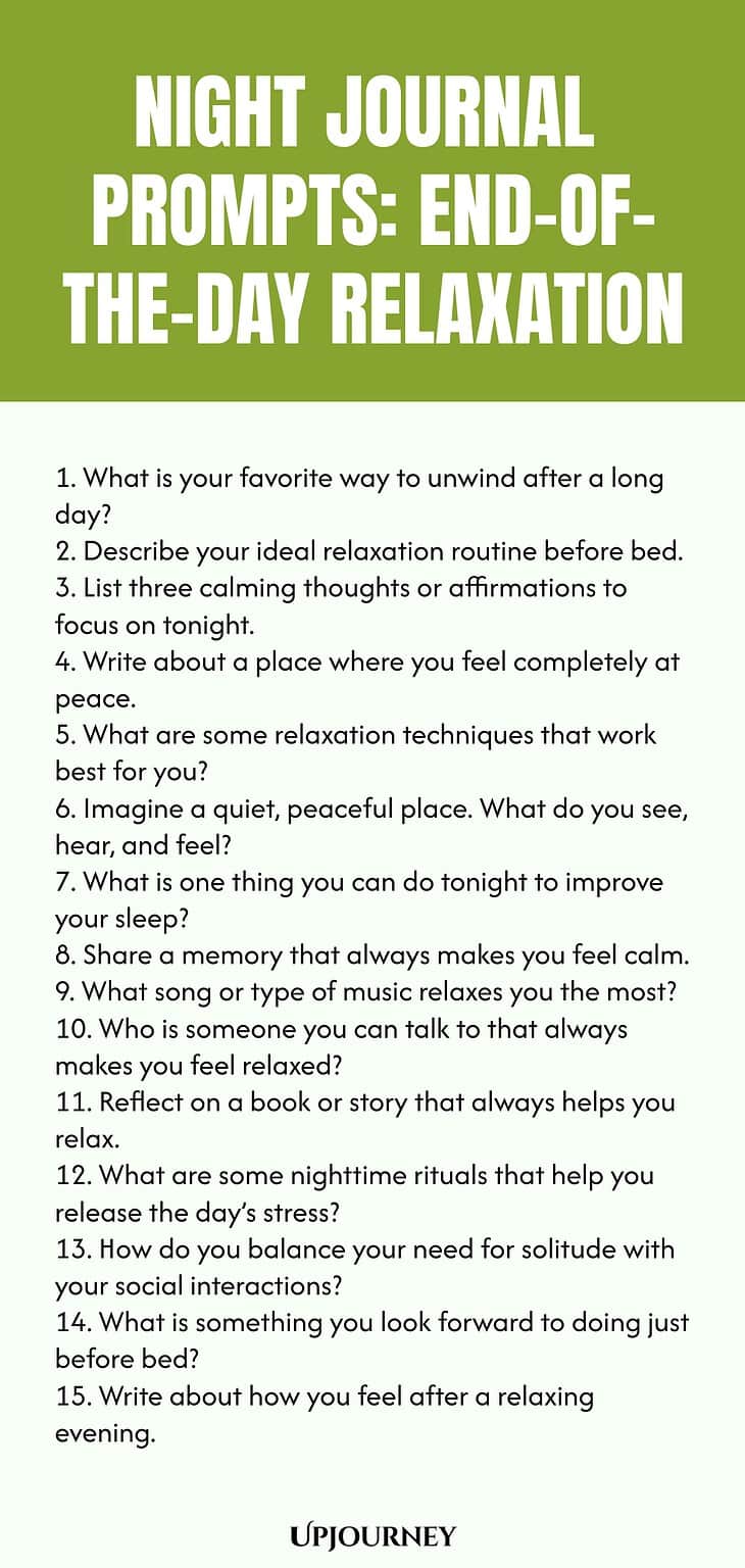 100 Night Journal Prompts