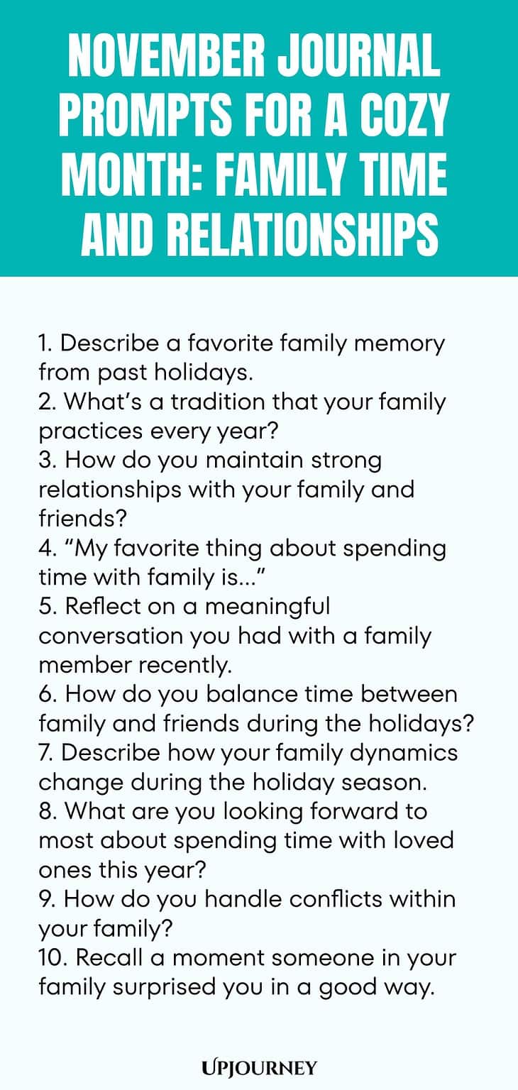 110 November Journal Prompts for a Cozy Month
