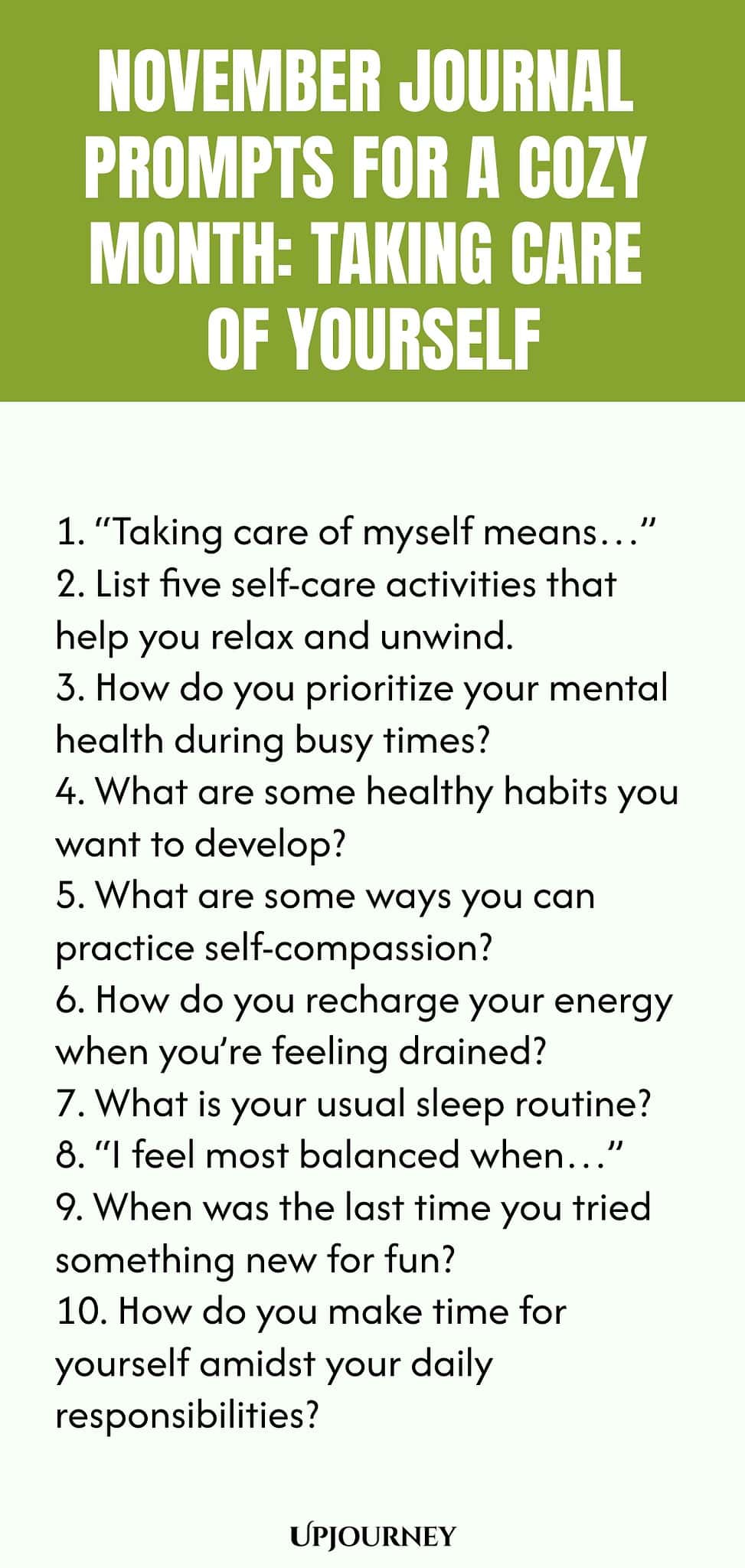 110 November Journal Prompts for a Cozy Month