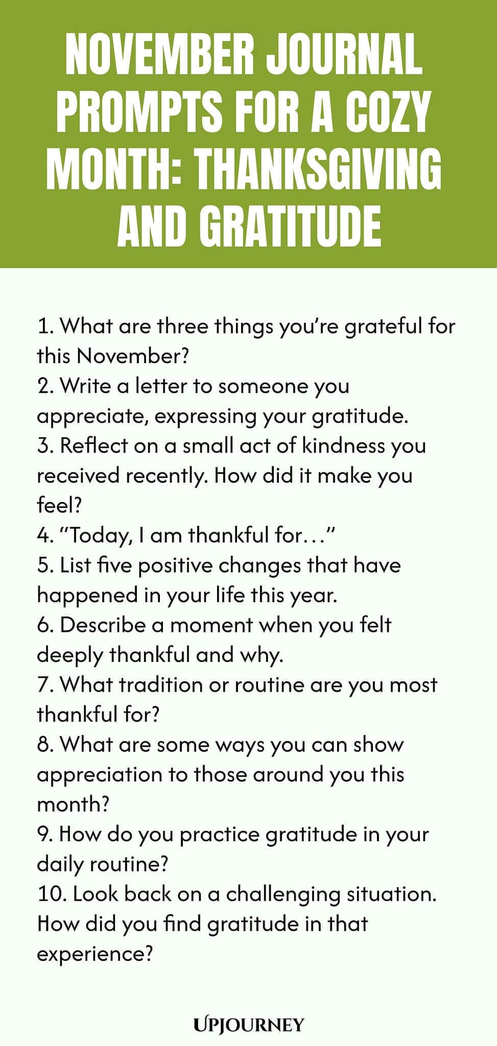 110 November Journal Prompts for a Cozy Month