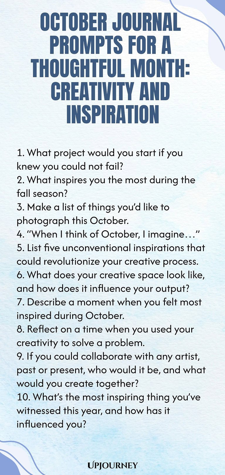 110+ October Journal Prompts for a Thoughtful Month