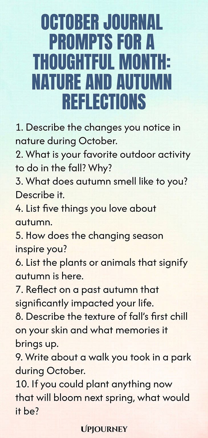 110+ October Journal Prompts for a Thoughtful Month