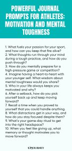 120 Powerful Journal Prompts for Athletes