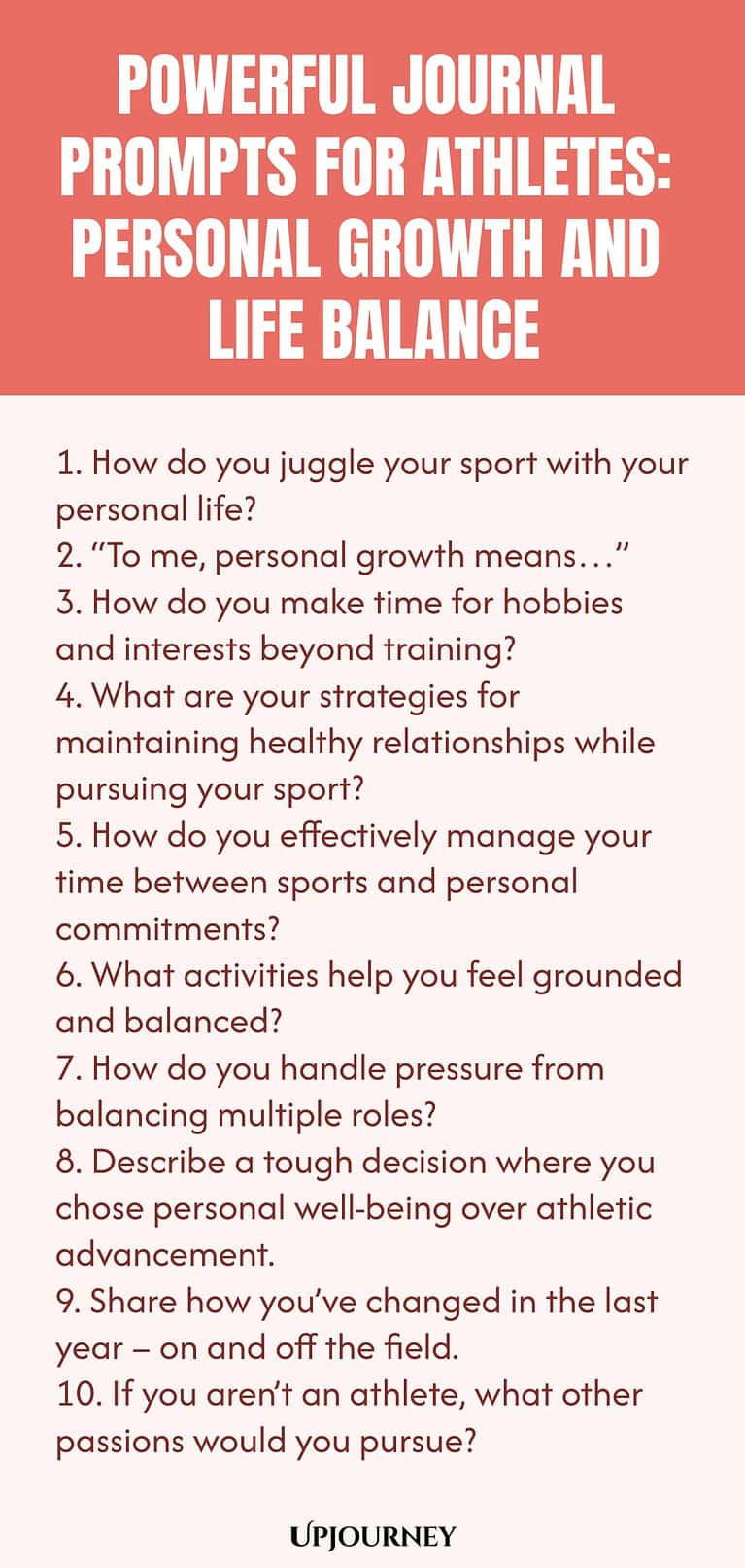 120 Powerful Journal Prompts for Athletes
