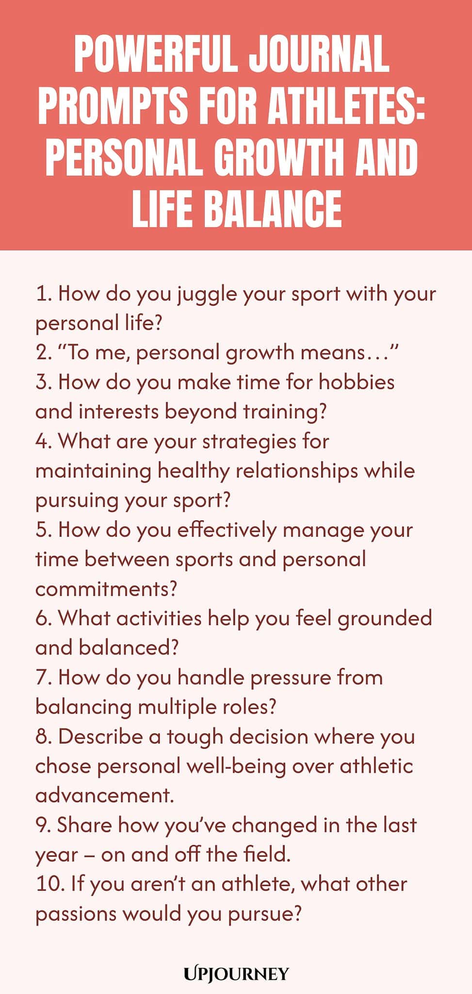 120 Powerful Journal Prompts for Athletes