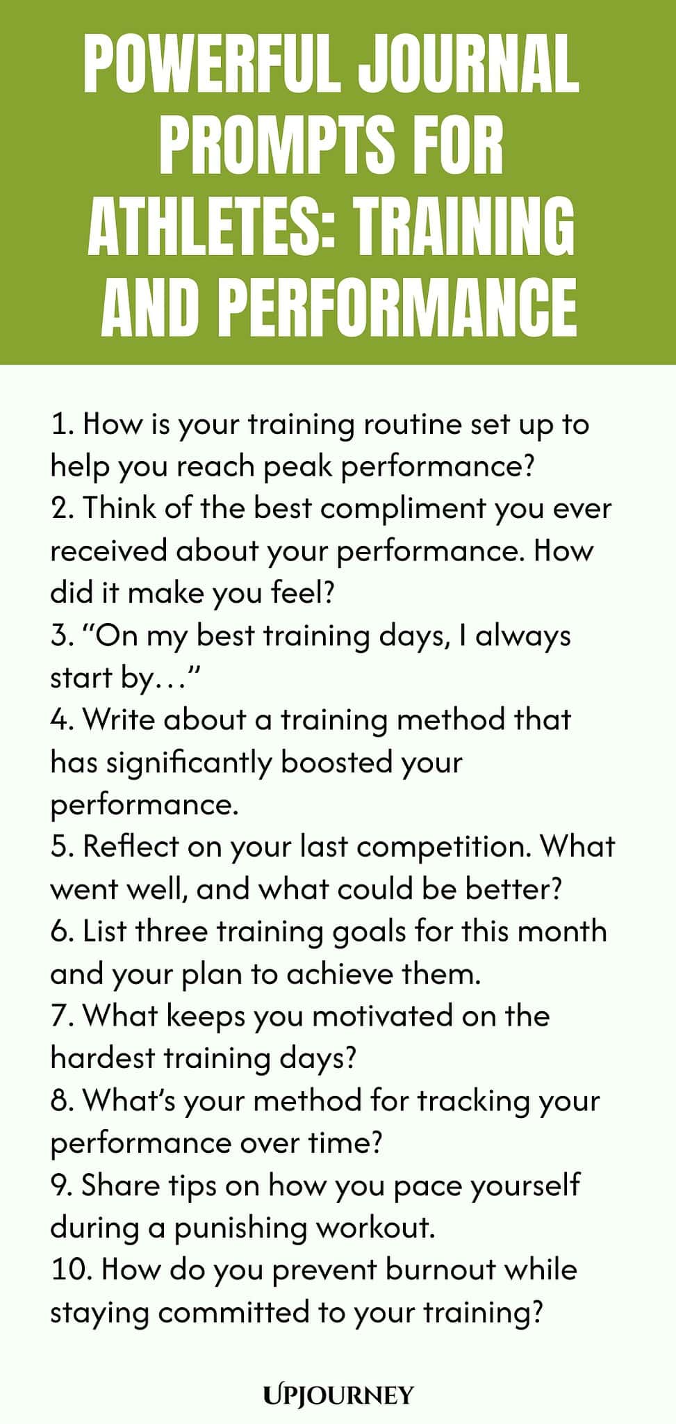 120 Powerful Journal Prompts for Athletes