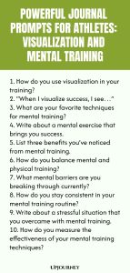 120 Powerful Journal Prompts for Athletes