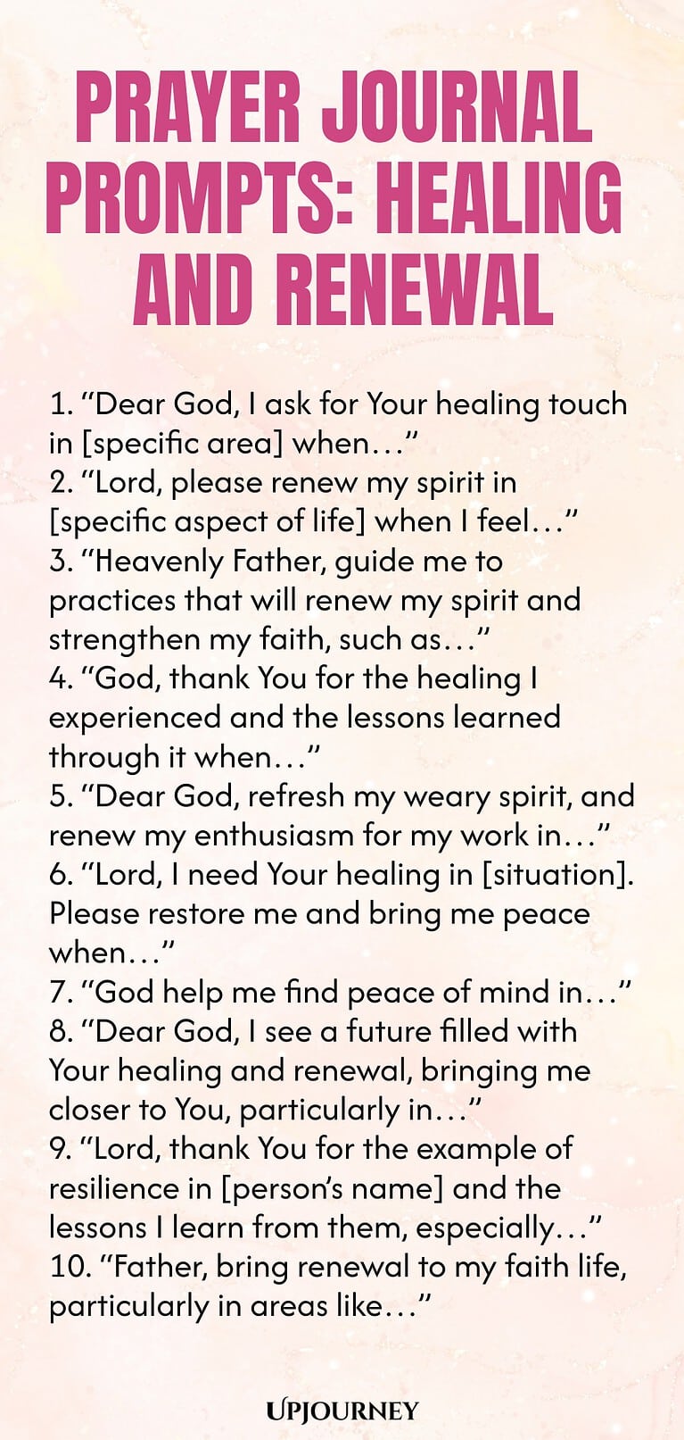 120 Prayer Journal Prompts