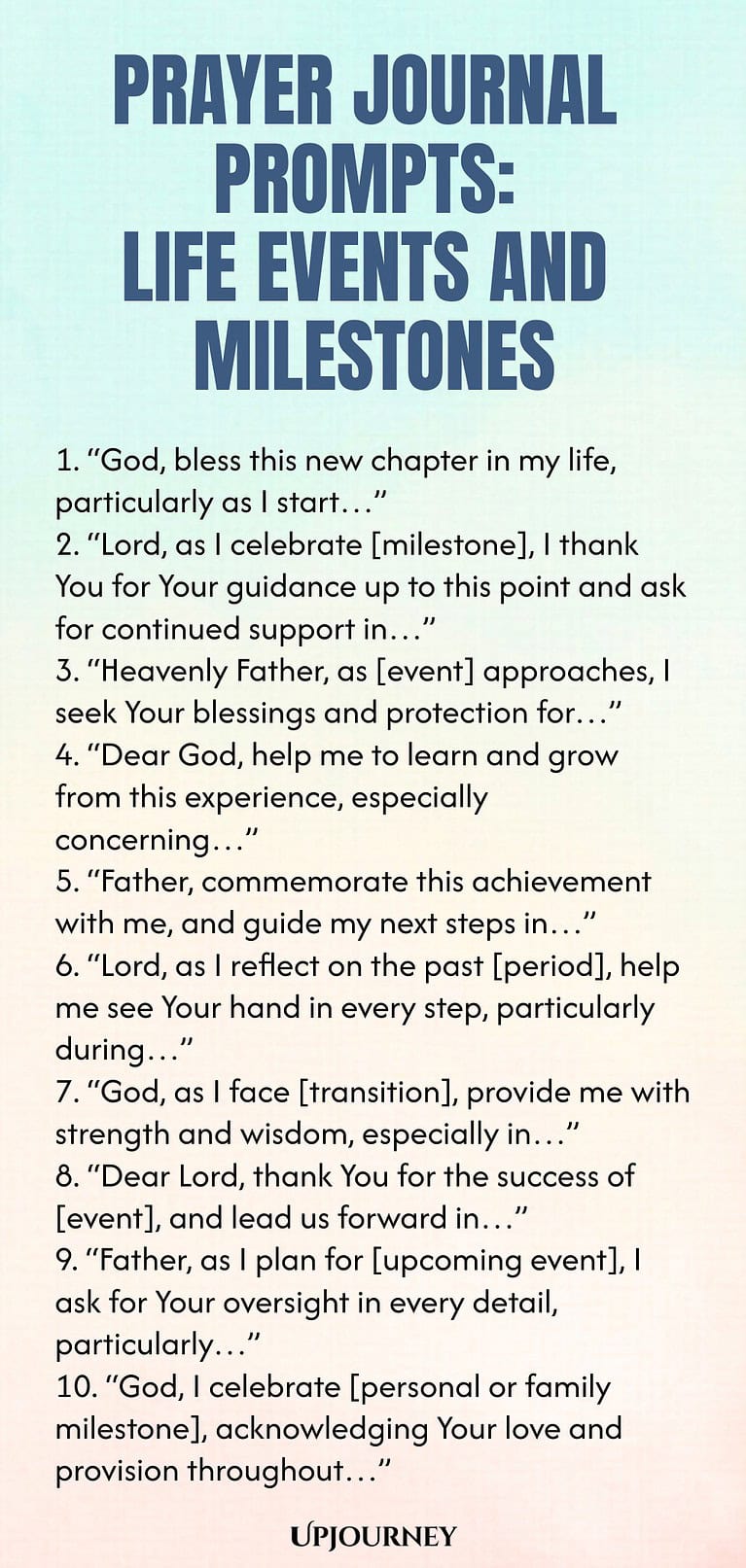 120 Prayer Journal Prompts