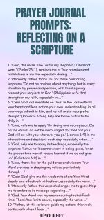 120 Prayer Journal Prompts