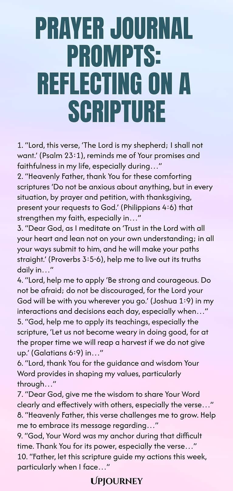 120 Prayer Journal Prompts
