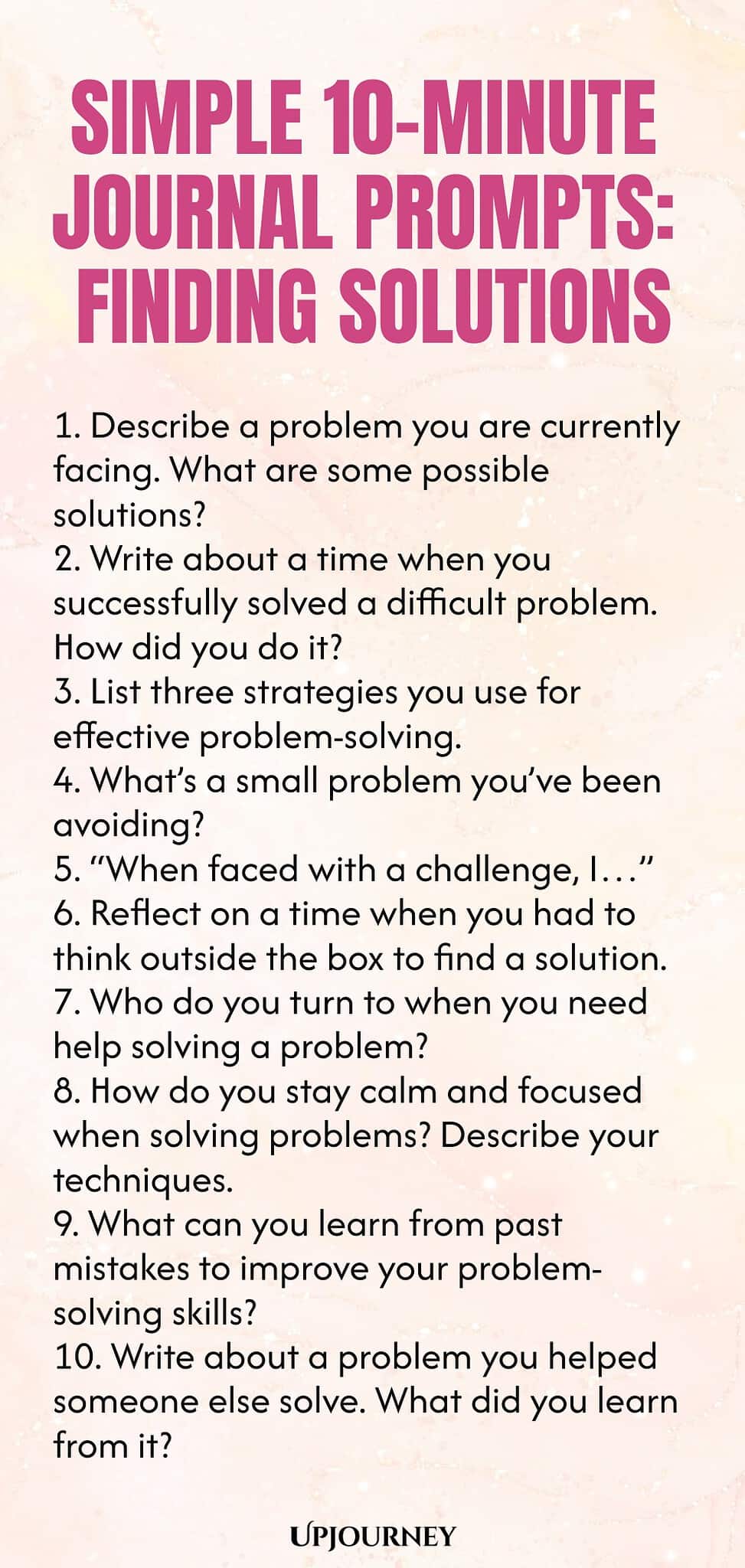 110 Simple 10-Minute Journal Prompts (for Quick Reflection)