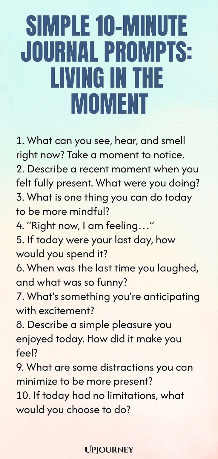 110 Simple 10-Minute Journal Prompts (for Quick Reflection)