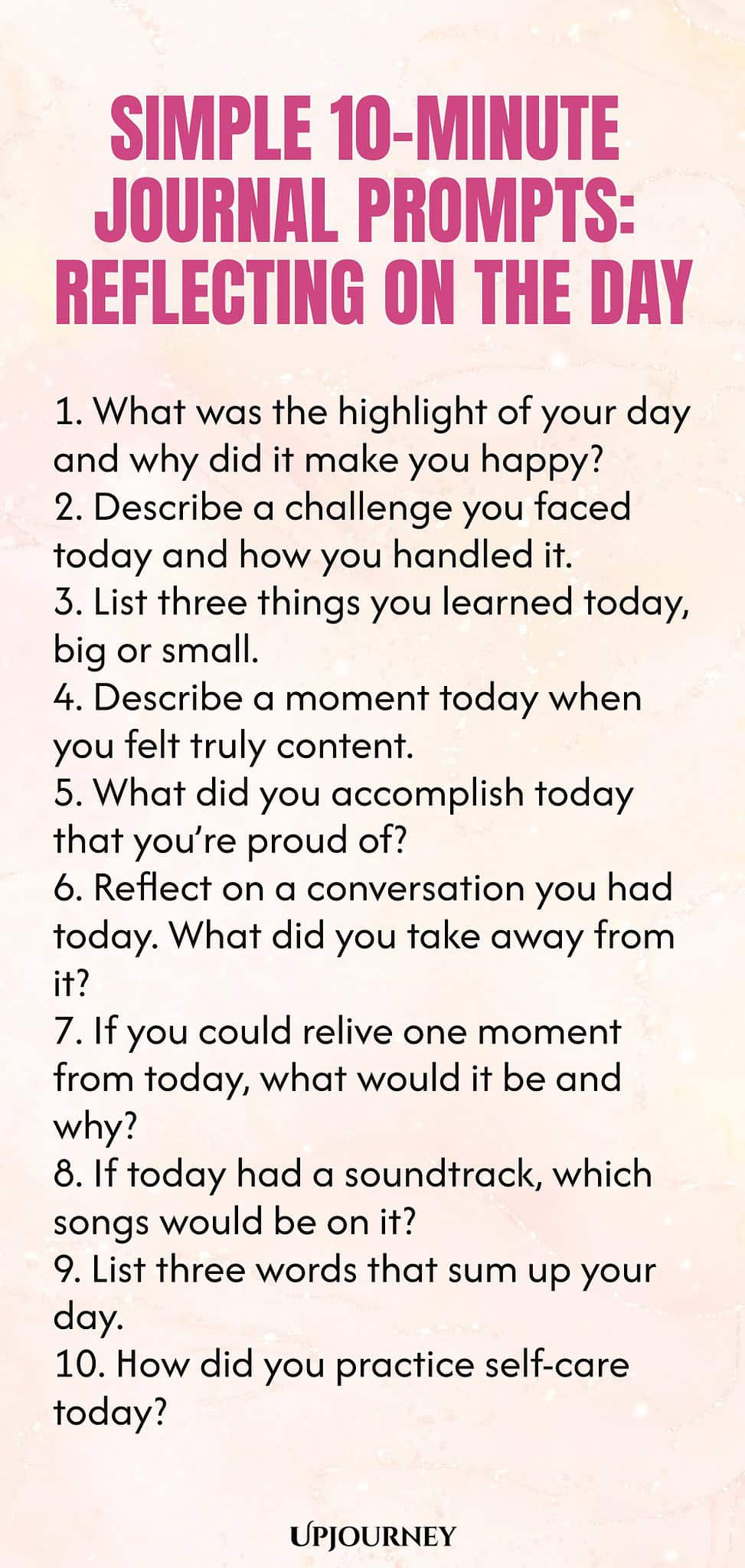 110 Simple 10-Minute Journal Prompts (for Quick Reflection)
