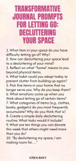 70 Transformative Journal Prompts for Letting Go
