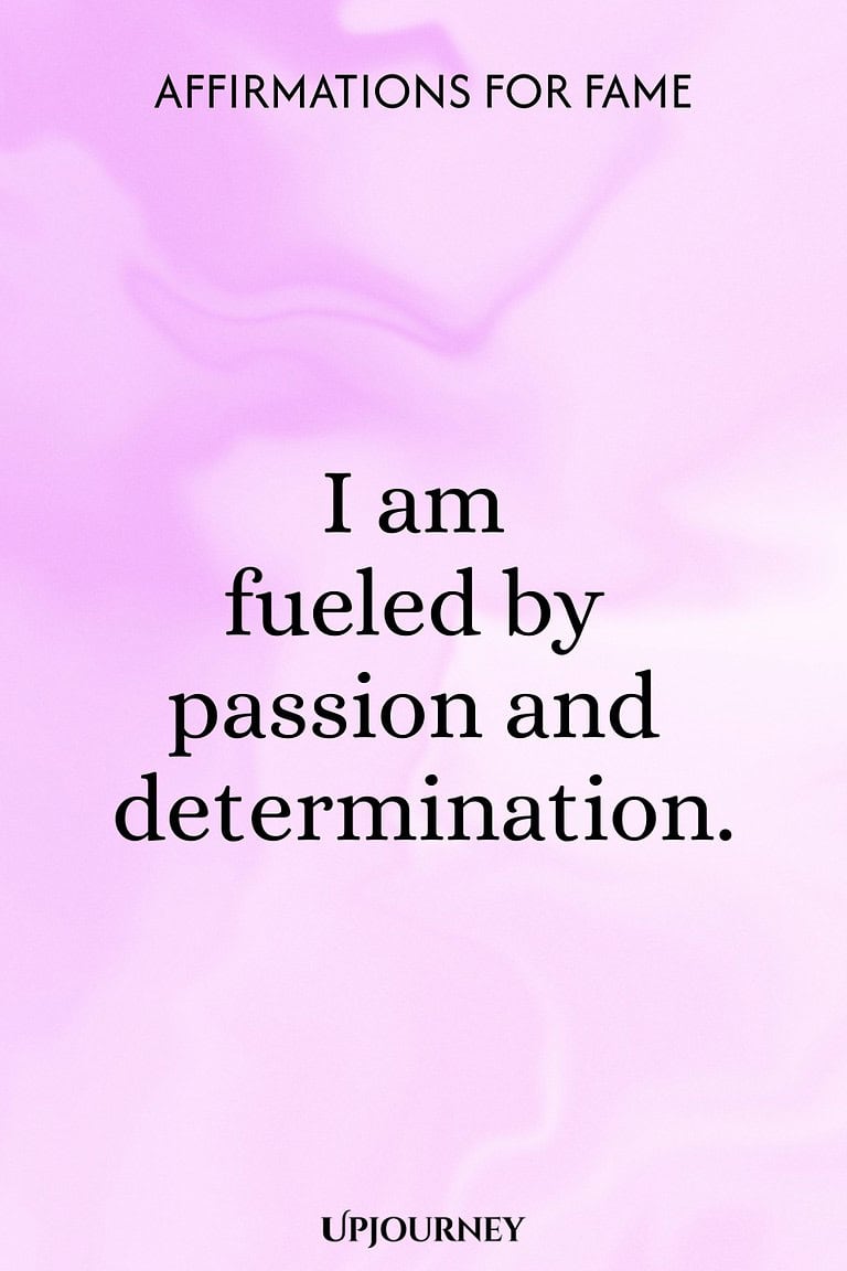 100+ Empowering Affirmations for Fame