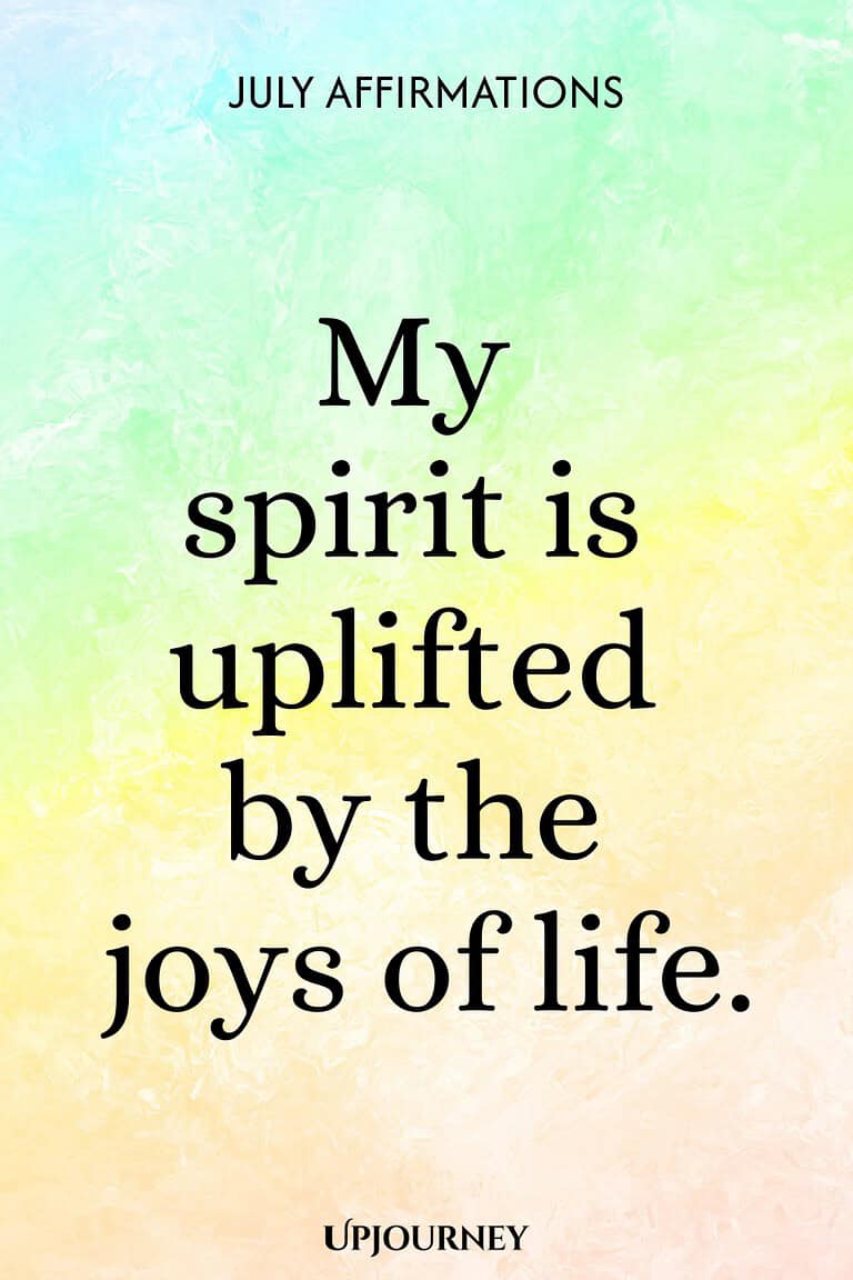 100 Powerful July Affirmations