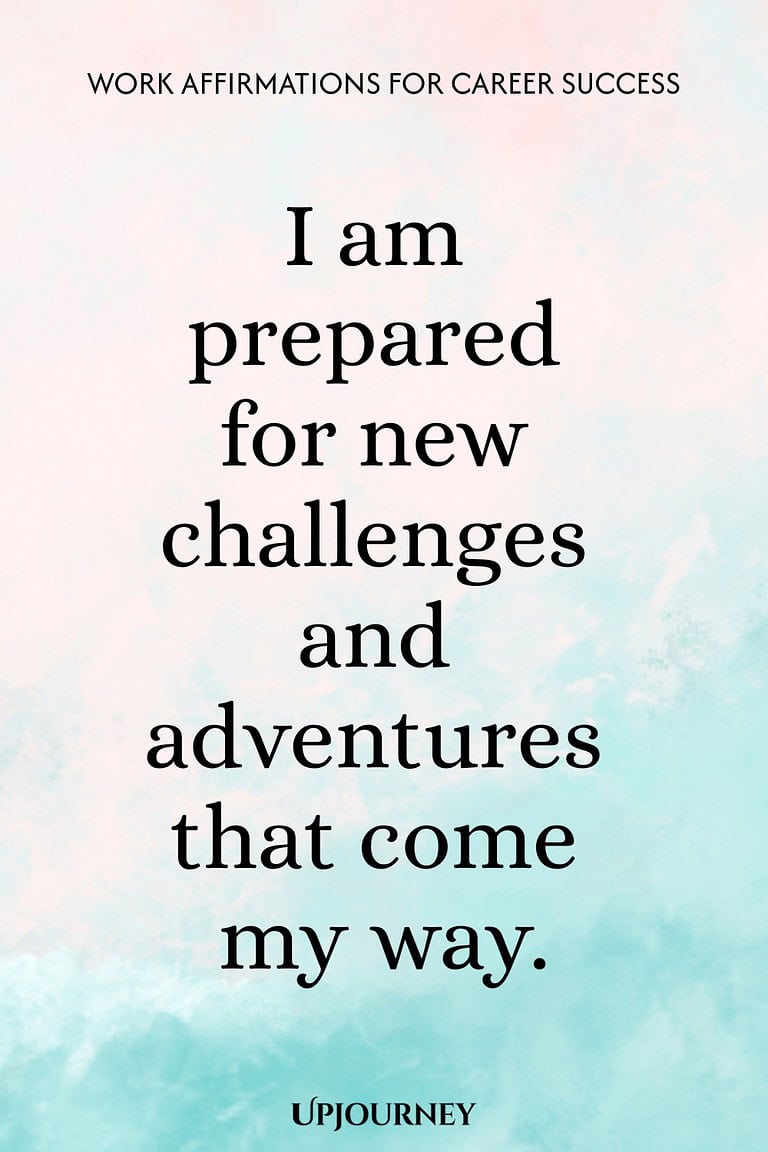 130 Work Affirmations For Career Success