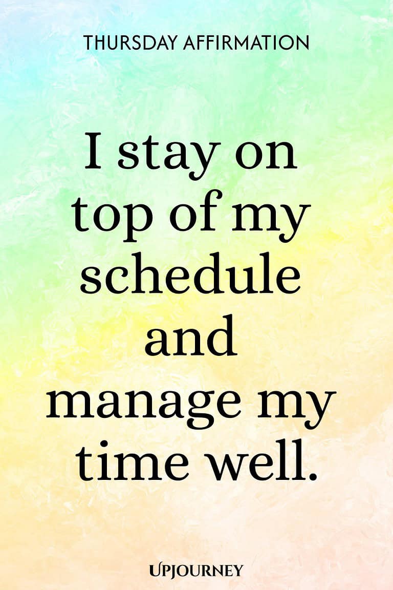 50 Thursday Affirmations to Power Through the Day