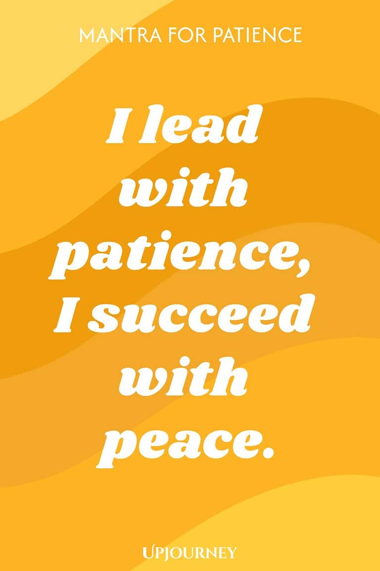 70 Mantras for Patience