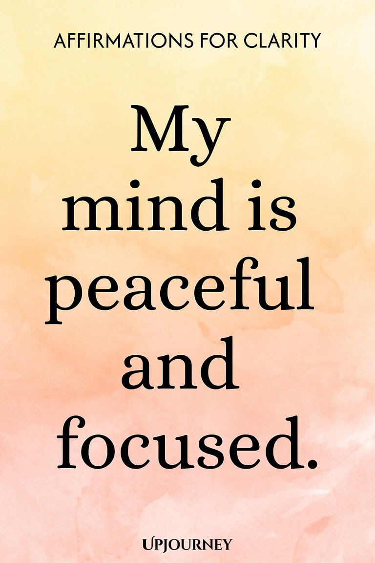 90+ Daily Affirmations for Clarity