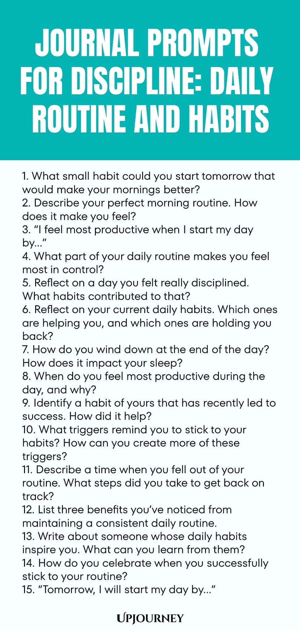 120 Journal Prompts for Discipline