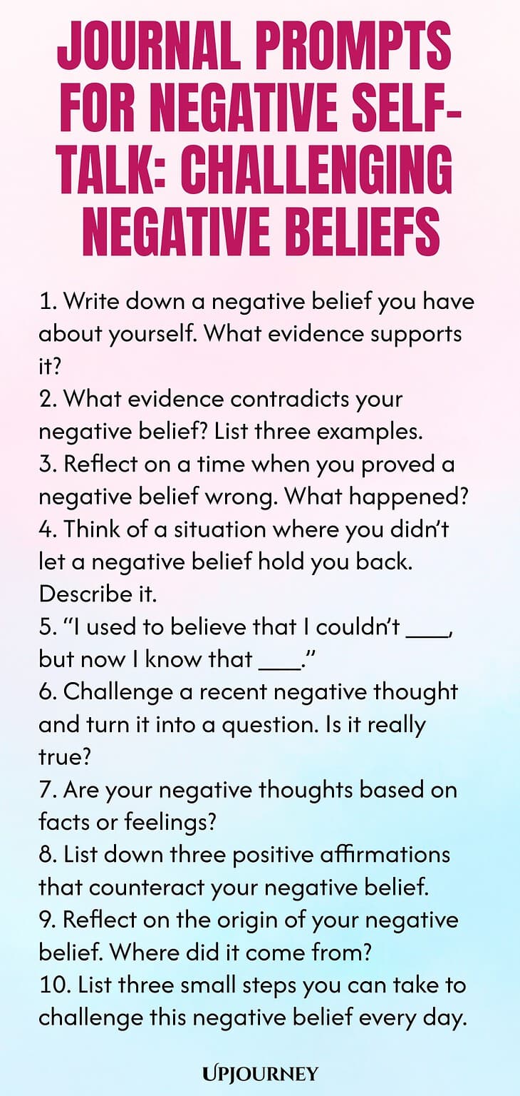 80+ Journal Prompts for Negative Self-Talk
