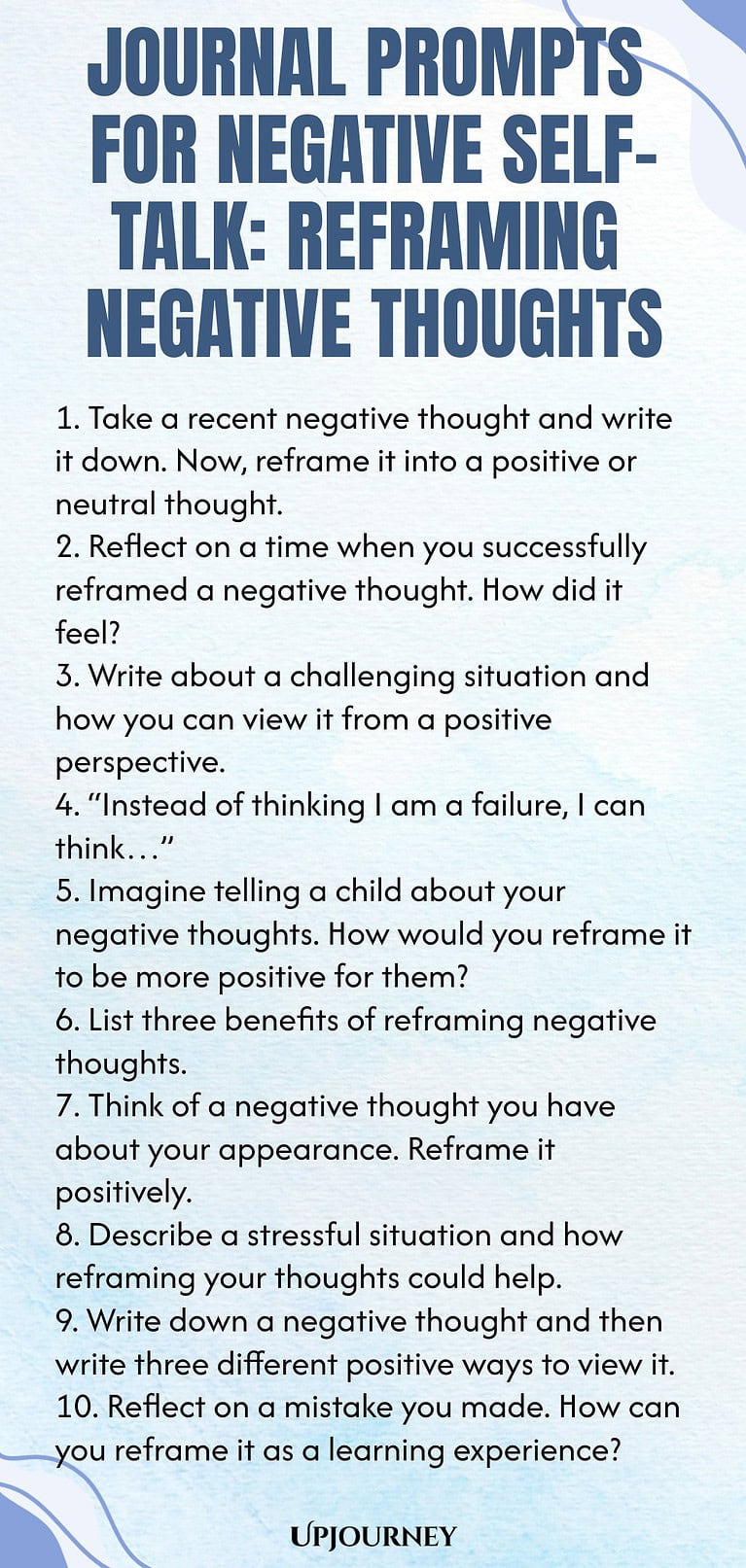 80+ Journal Prompts for Negative Self-Talk