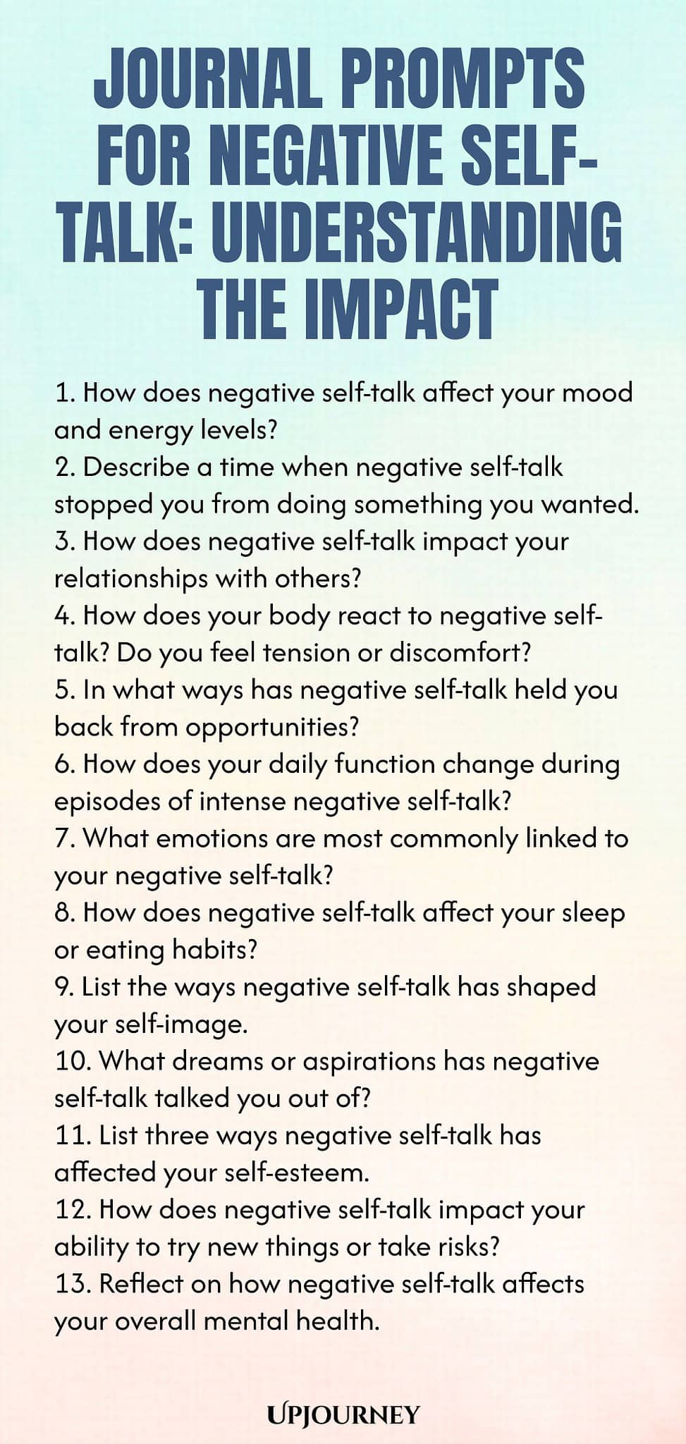 80+ Journal Prompts for Negative Self-Talk
