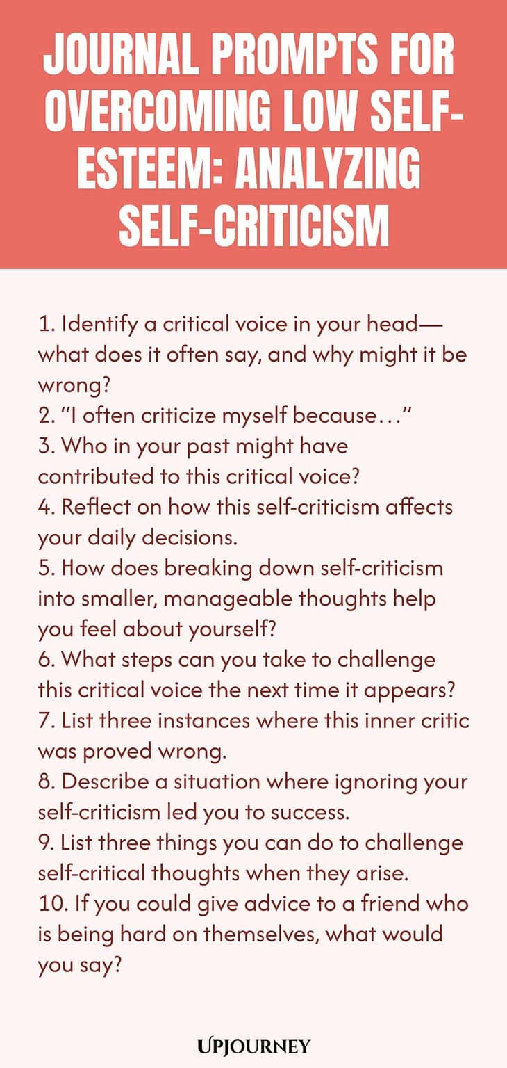 100 Journal Prompts for Overcoming Low Self-Esteem